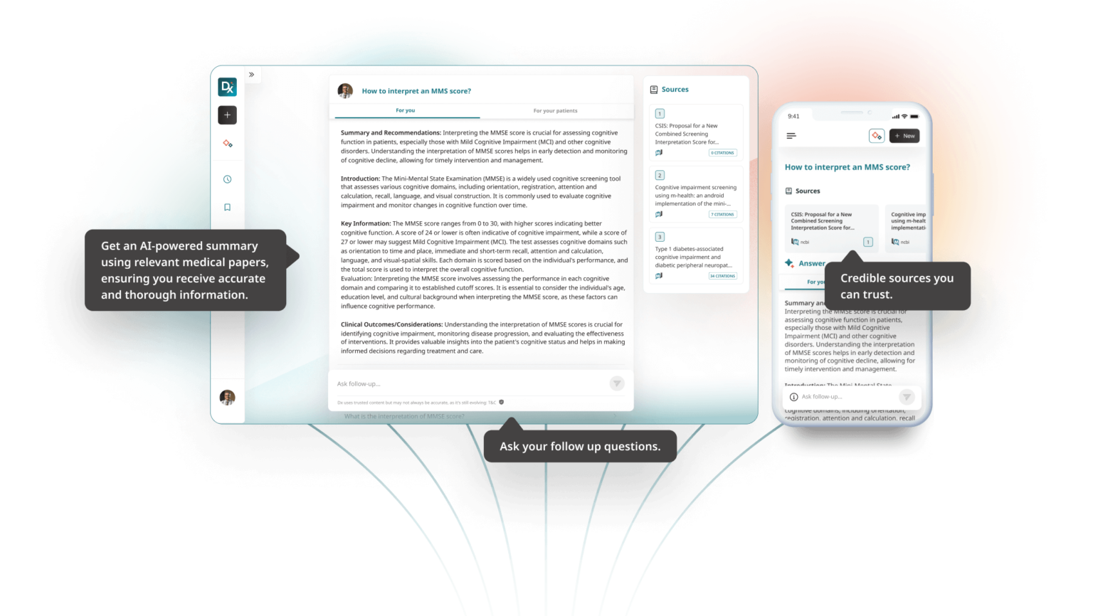 AI Search Engine for Doctors | Medical Insights by Dx