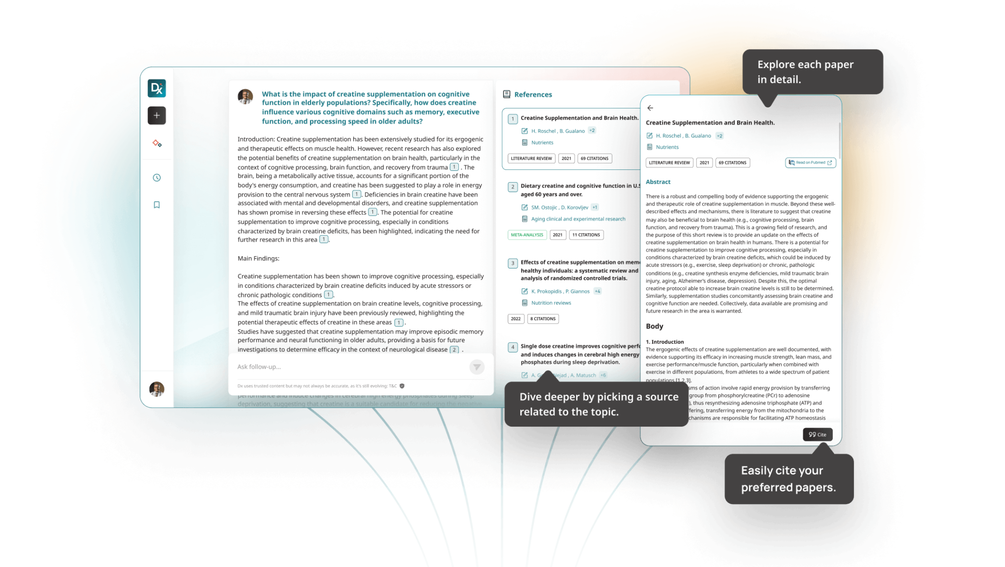 AI Search Engine for Doctors | Medical Insights by Dx