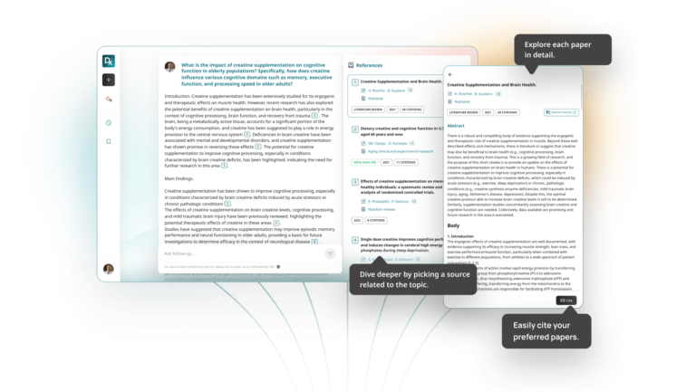AI Search Engine for Doctors | Medical Insights by Dx
