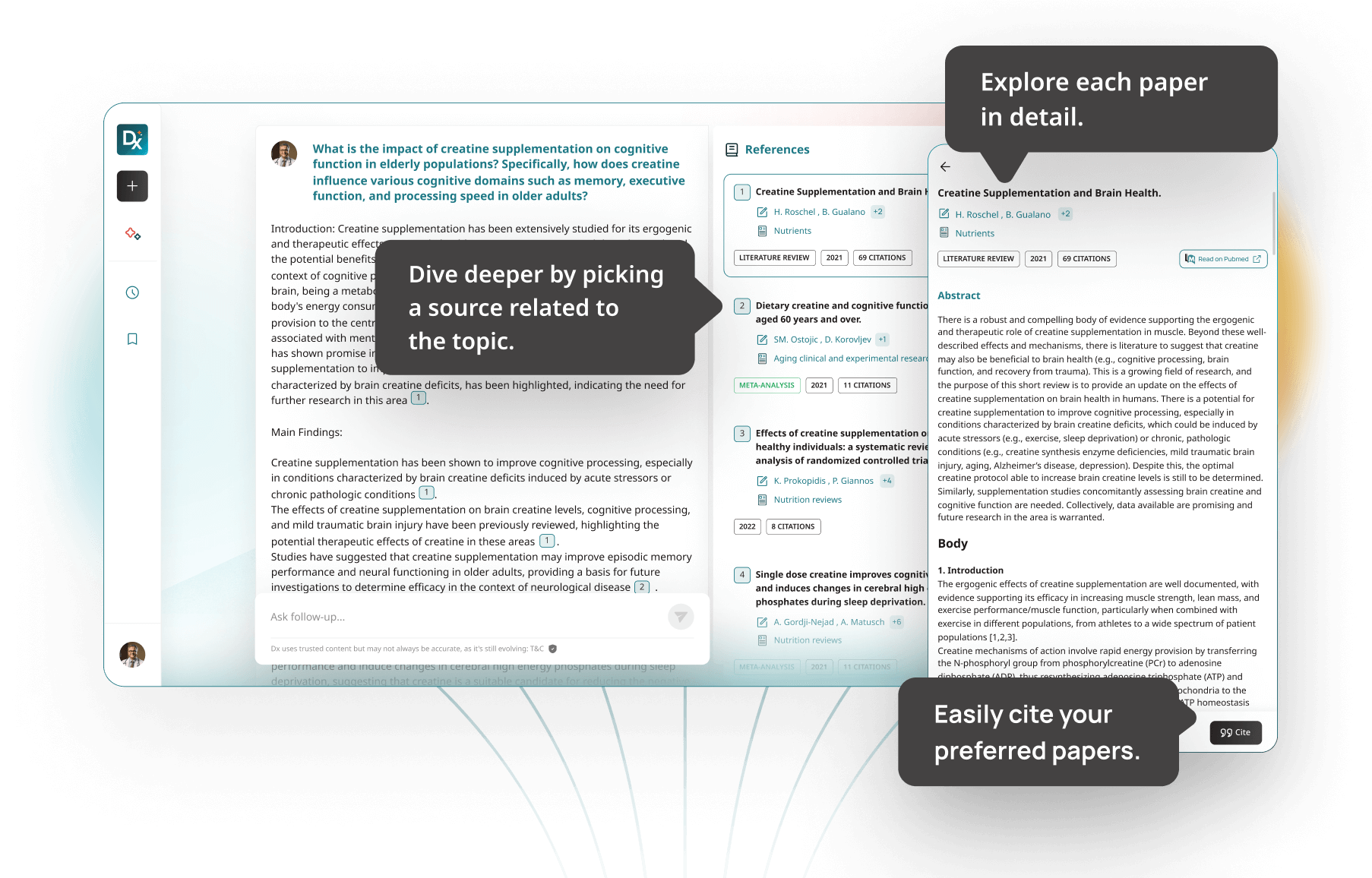 AI Search Engine for Doctors | Medical Insights by Dx
